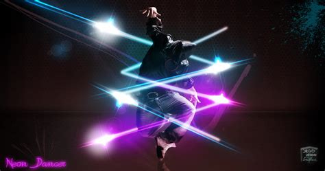 Neon Dancer By Diegodesigngraphic On Deviantart