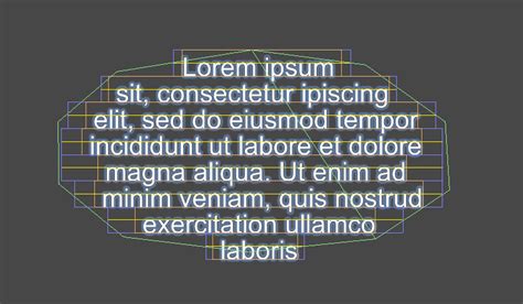 Polygon Bounds Super Text Mesh Community