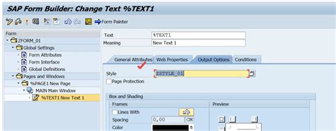 Creating Smartstyle And Using In Smartform Sapcodes