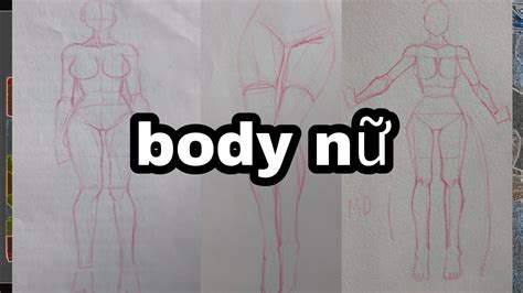 Mẹo Vẽ • Vẽ Body Nữ Căn Bản 1 Youtube