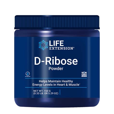Life Extension D Ribose Powder 150g Victoriahealth