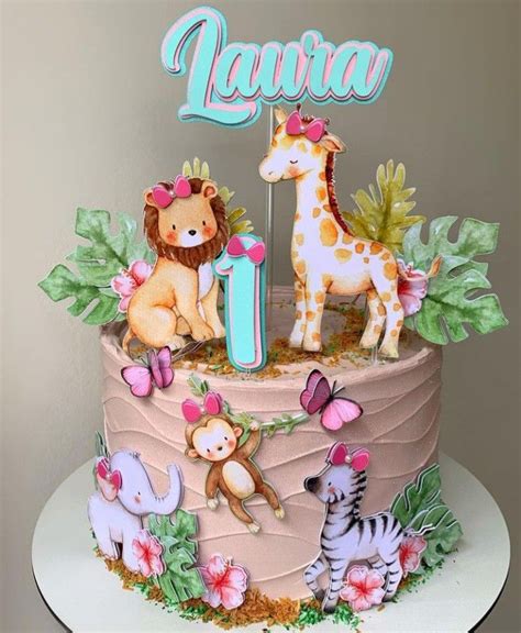 Jungle Theme Cakes Safari Theme Birthday Safari Cakes 1st Birthday