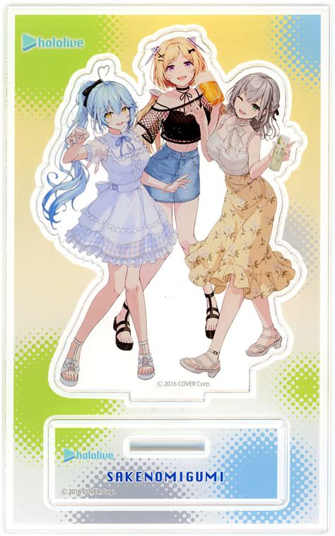 駿河屋 アキ・ローゼンタール＆白銀ノエル＆雪花ラミィ私服 アクリルスタンド 「バーチャルyoutuber ホロライブ×molly