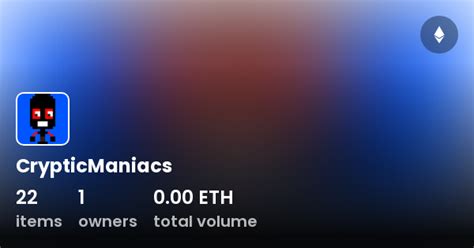 Crypticmaniacs Collection Opensea