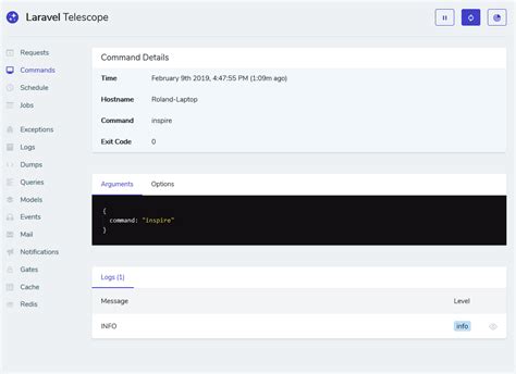 Log From Commands Don T Seeing In Log Of Telescope Issue 550
