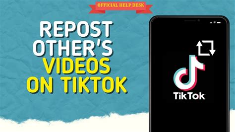 How To Repost On TikTok Repost Other Users Video On TikTok YouTube