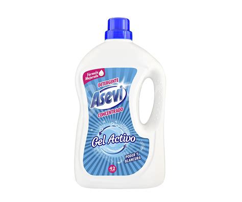 ASEVI GEL ACTIVO DETERGENTE LÍQUIDO 40 LAVADOS Perfumería Dama