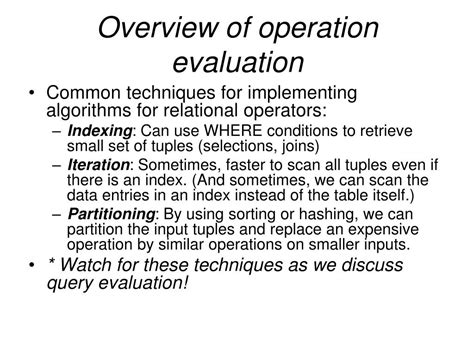 Ppt Relational Operator Evaluation Powerpoint Presentation Free