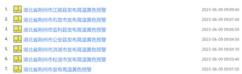 监利高温黄色预警作业防暑降温荆州