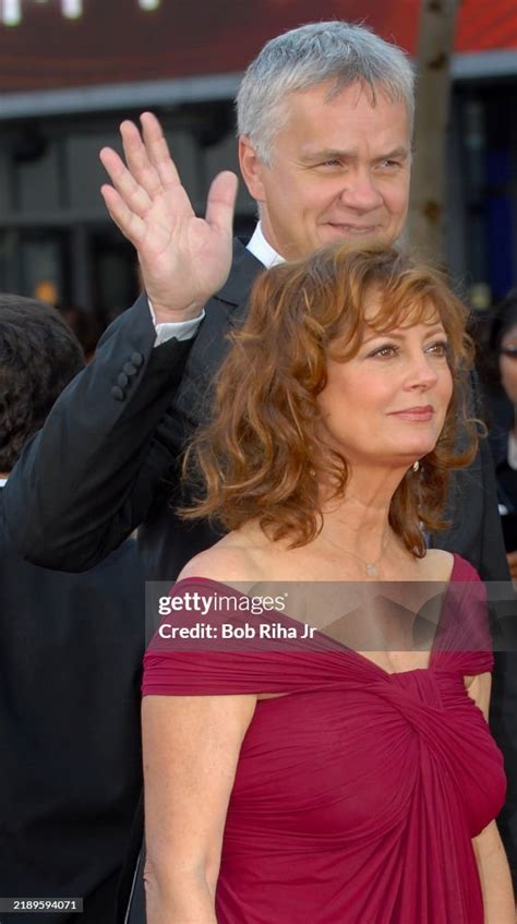 Actress Susan Sarandon And Husband Actor Tim Robbins At The 60th