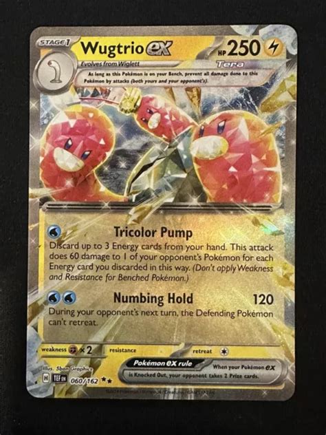 POKÉMON TCG WUGTRIO Ex Temporal Forces Double Rare Holo English PicClick UK