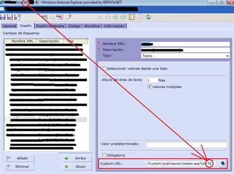 Cme Passing Dynamic Parameters In The Custom Url Of The Schema