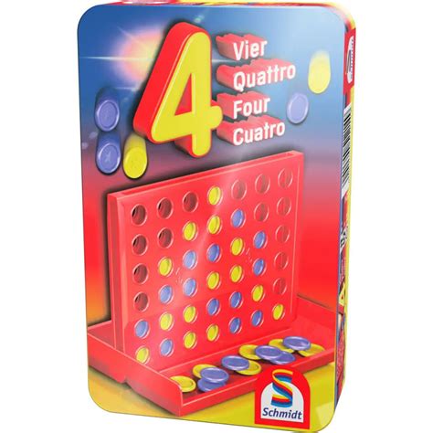 Schmidt Spiele Vier Mitbringspiel Taktisches Duell In Metalldose