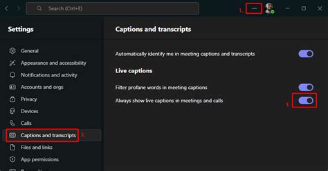 How To Enable Live Captions In Microsoft Teams University Of St Augustine For Health Sciences