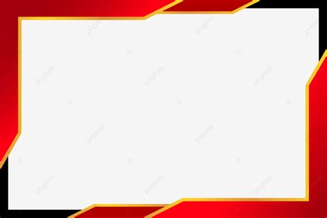 Modern Certificate Border Design With Red And Black Frame