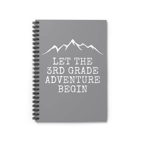 3rd Grade Notebook Teacher Notebook Back To School Teacher Appreciation Teacher T 3rd