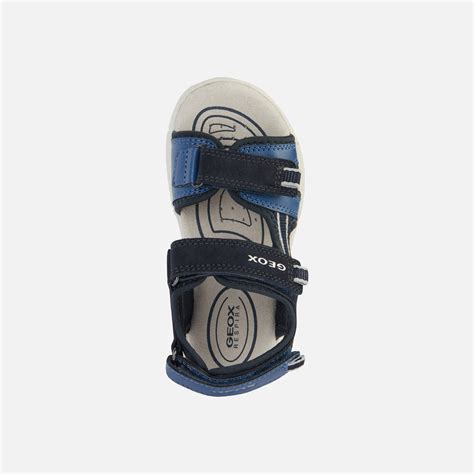 Geox® ALBEN: Junior Boy's navy Sandals With Straps | Geox®