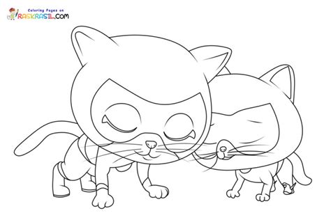 Superkitties Coloring Pages Coloring Home