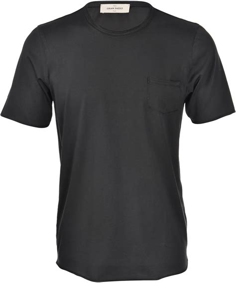 Maglificio Gran Sasso T Shirt Jersey In Cotone Organico Con Taschino 10838