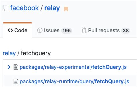 Should Fetchquery Be Renamed · Issue 2991 · Facebookrelay · Github