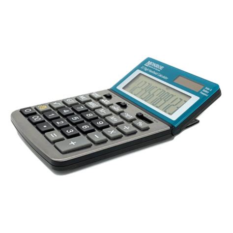 Monroe Handheld 12 Digit Paperless Calculator With Check And Correct