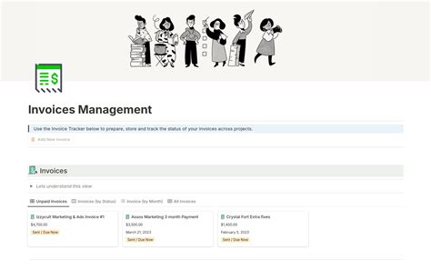 Detailed Invoice Management System From Thenotionnaijaguy Notion