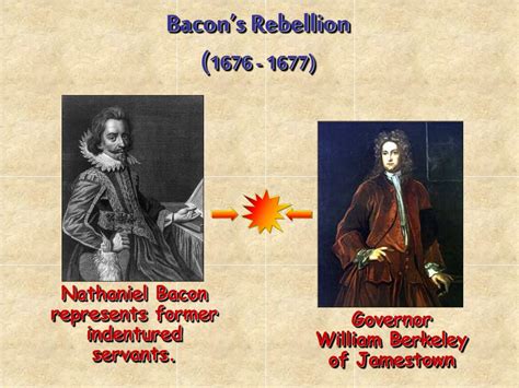 Ppt Bacons Rebellion 1676 1677 Powerpoint Presentation Free