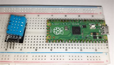 Dht11 Humidity And Temperature Sensor With Raspberry Pi Pico And Micropython