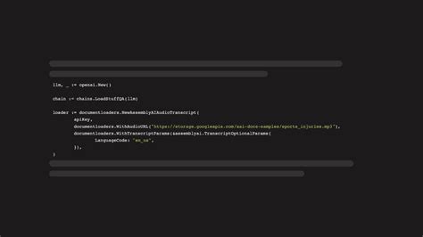 Introducing The AssemblyAI Integration For LangChain Go