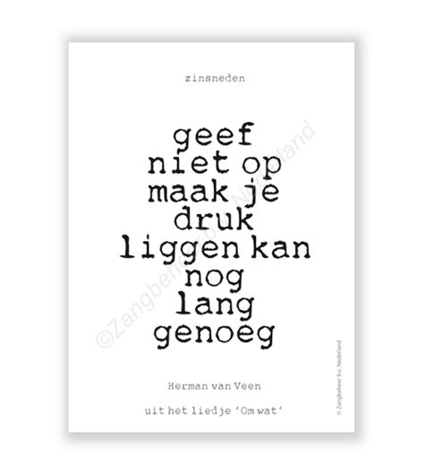Kaart Geef Niet Op Maak Je Druk Harlekijn Holland