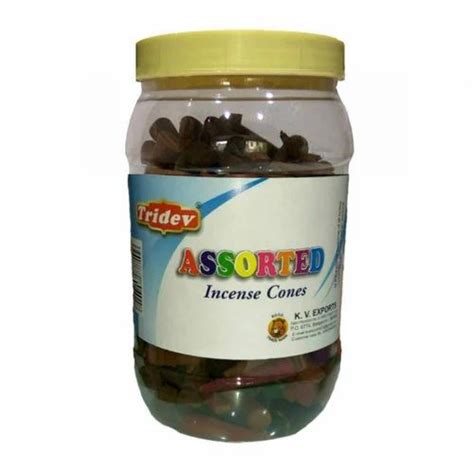 Tridev Incense Cones Assorted 500 Gms Jar At Rs 309piece Incense Cone Id 2853976230488