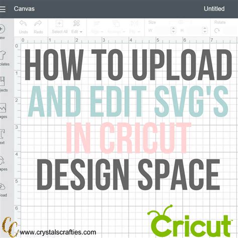 How to upload and edit a SVG file in Cricut Design Space