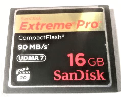 【目立った傷や汚れなし】sandisk サンディスク Extreme Pro Cfカード 16gb 90mbs Udma7 完動品の落札情報