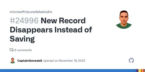 New Record Disappears Instead Of Saving Issue 24996 Microsoft