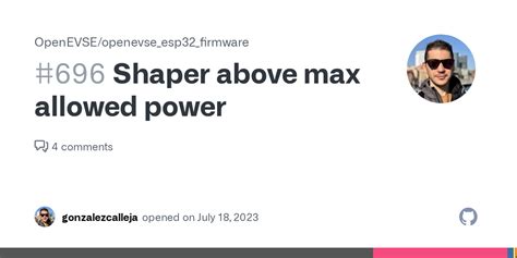 Shaper Above Max Allowed Power · Issue 696 · Openevseopenevseesp32
