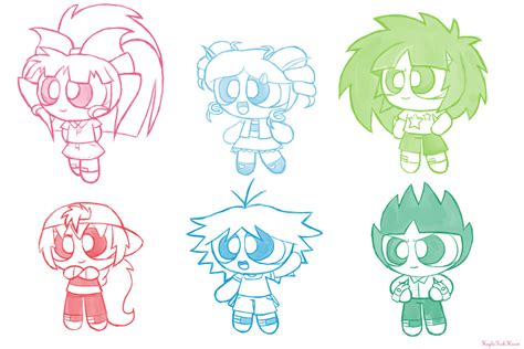 Ppgpz And Rrbpz Persona Panic Z Au By Kaylatechheart On Deviantart