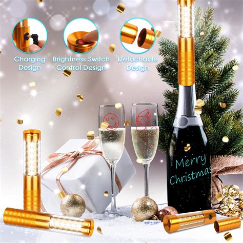 6 Pcs Led Strobe Baton Light Led Bottle Service Lights Bottle Service