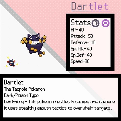 Dartlet The Tadpole Pokemon By Pkmn Dusk Red On Deviantart