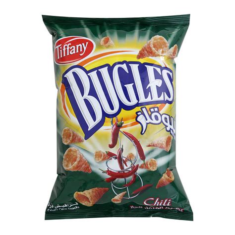 Bugles Crisps Corn Snacks Chilli 100 G Sharjah Co Operative Society