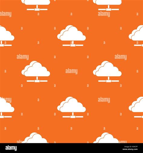 Cloud Computing Connection Pattern Seamless Stock Vector Image And Art Alamy