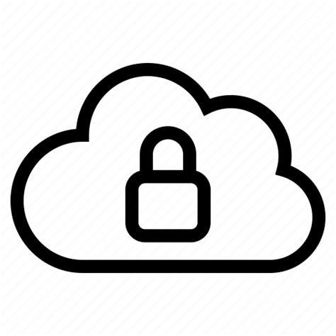 Lock Cloud Password Padlock Data Security Storage Icon Download On Iconfinder