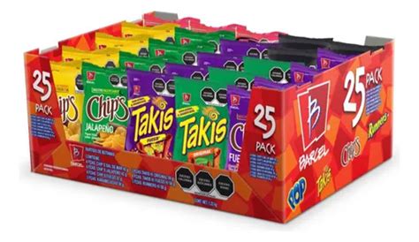 Papas Surtidas Barcel 25 Pzas Envío Gratis