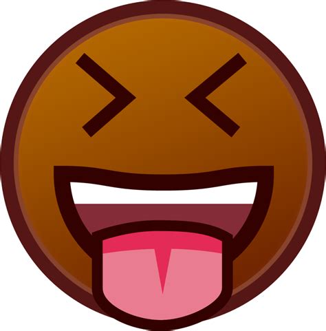 Stuck Out Tongue Closed Eyes Brown Emoji Download For Free Iconduck