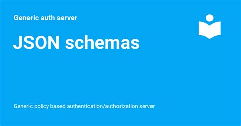 Json Schemas Generic Auth Server