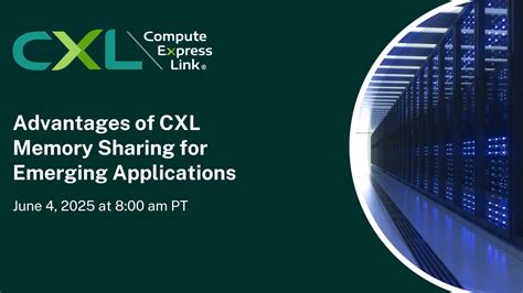 Advantages Of Cxl Memory Sharing For Emerging Applications Compute