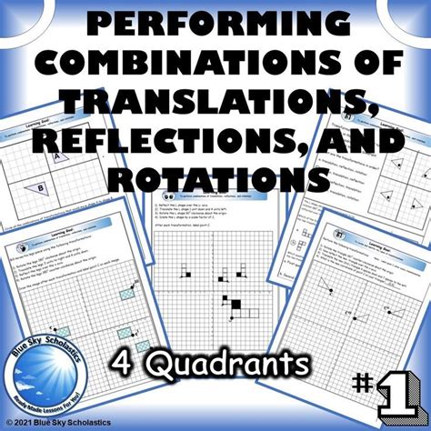 Combinations Of Geometric Transformations 4 Quadrants Geometric Transformations