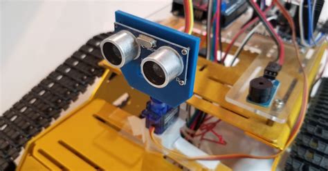 Ultrasonic Sensor Servo Connecter By Tejan Download Free STL Model Printables Com