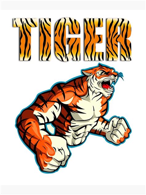 Design Tiger In Me Cool Tigre Poster For Sale By Sergiuvechiu