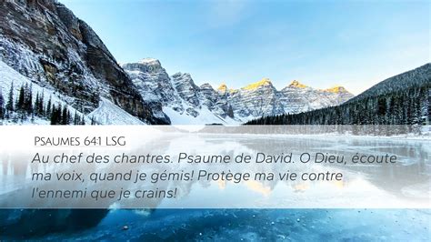 Psaumes 64 1 LSG Desktop Wallpaper Au Chef Des Chantres Psaume De