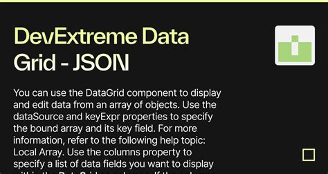 Devextreme Data Grid Json Datasource Customizing Codesandbox